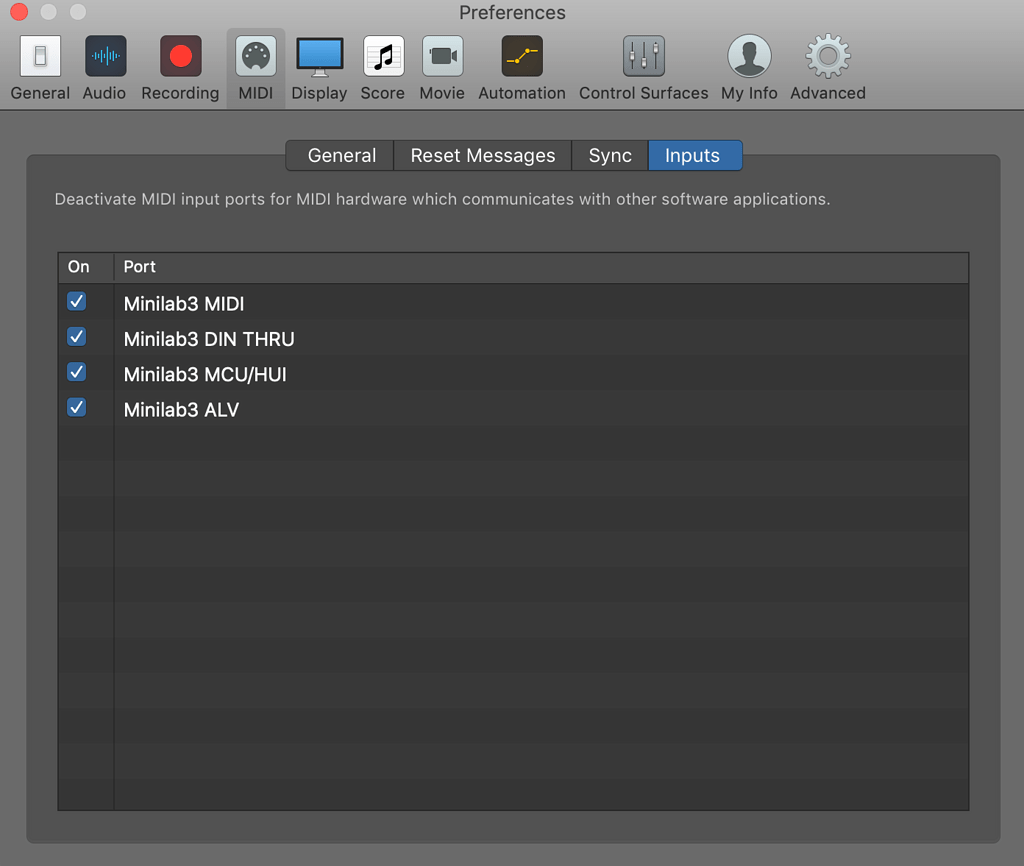 And again Minilab 3 and Logic Pro X - MiniLab - The Sound Explorers ...